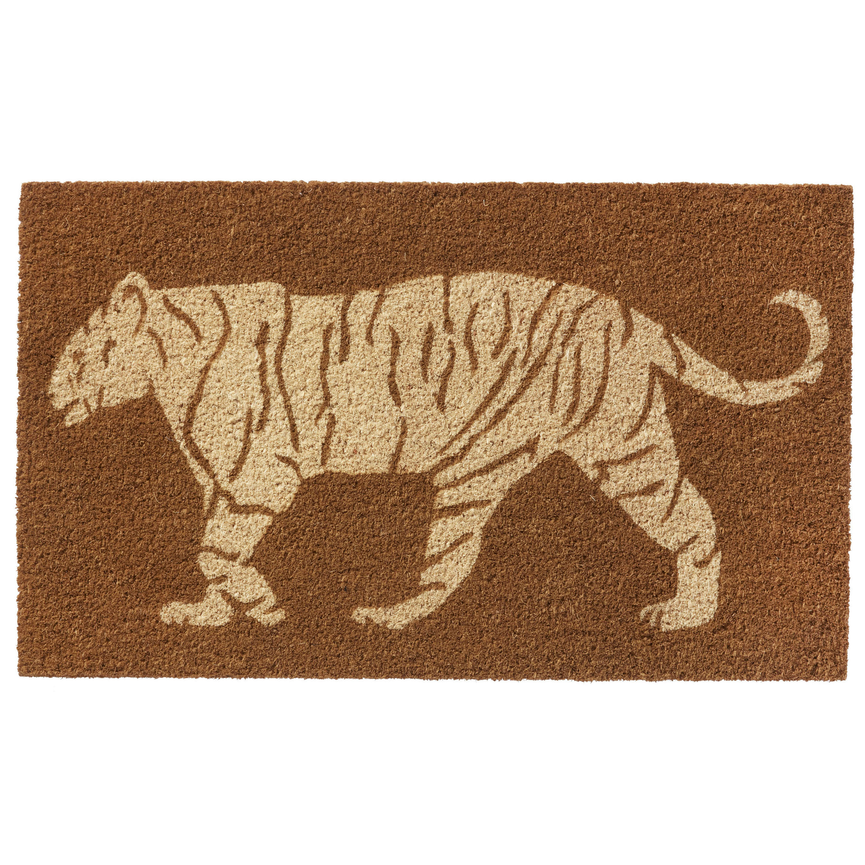 Home Furnishings by Larry Traverso Tiger Doormat 18x30 | Wayfair