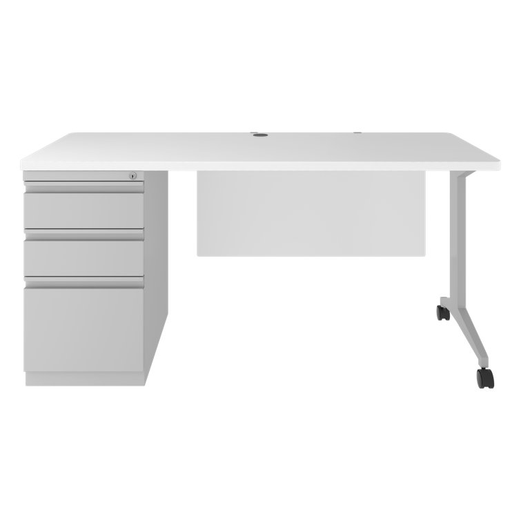 Inbox Zero Premium Mobile Modern Teacher's Desk For Classrooms and ...