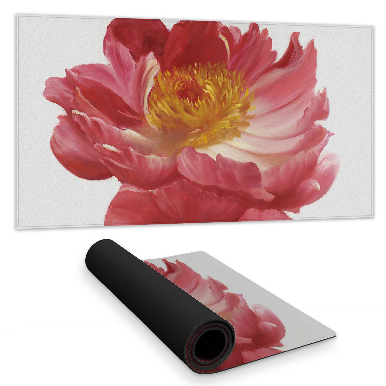 Begin Edition International Inc. Pink peony - 15.75"x31.50" Desk mat ...