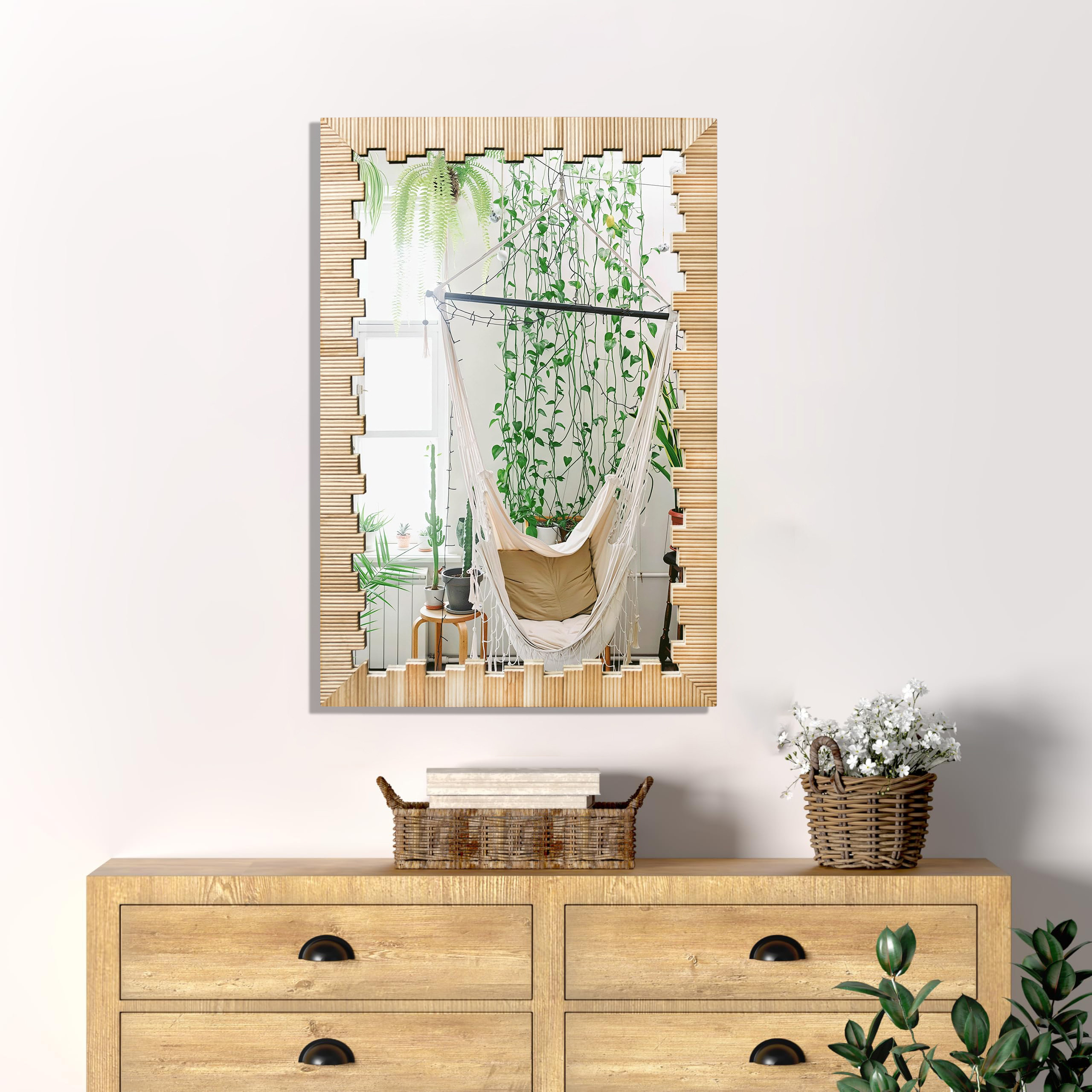 Bay Isle Home™ Bohemian Rectangular Wall Mirror - Wayfair Canada