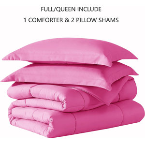 AmericanHomeCollection Microfiber Comforter Set & Reviews | Wayfair