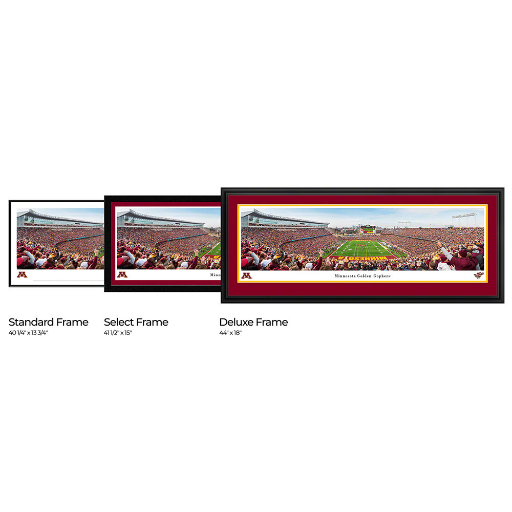 Ebern Designs Minnesota Golden Gophers On Paper by James Blakeway Print ...