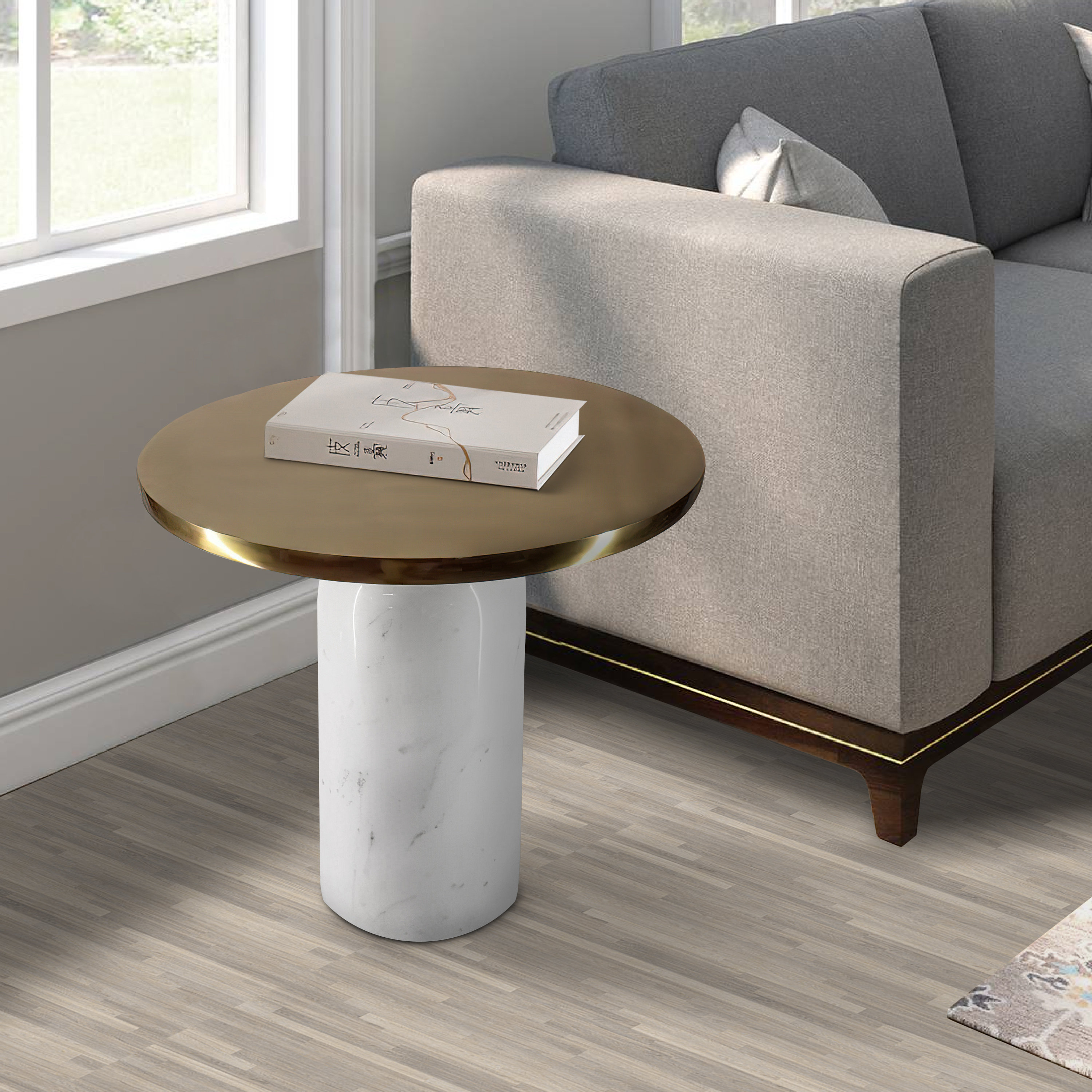 Everly Quinn Menneken Pedestal End Table & Reviews - Wayfair Canada