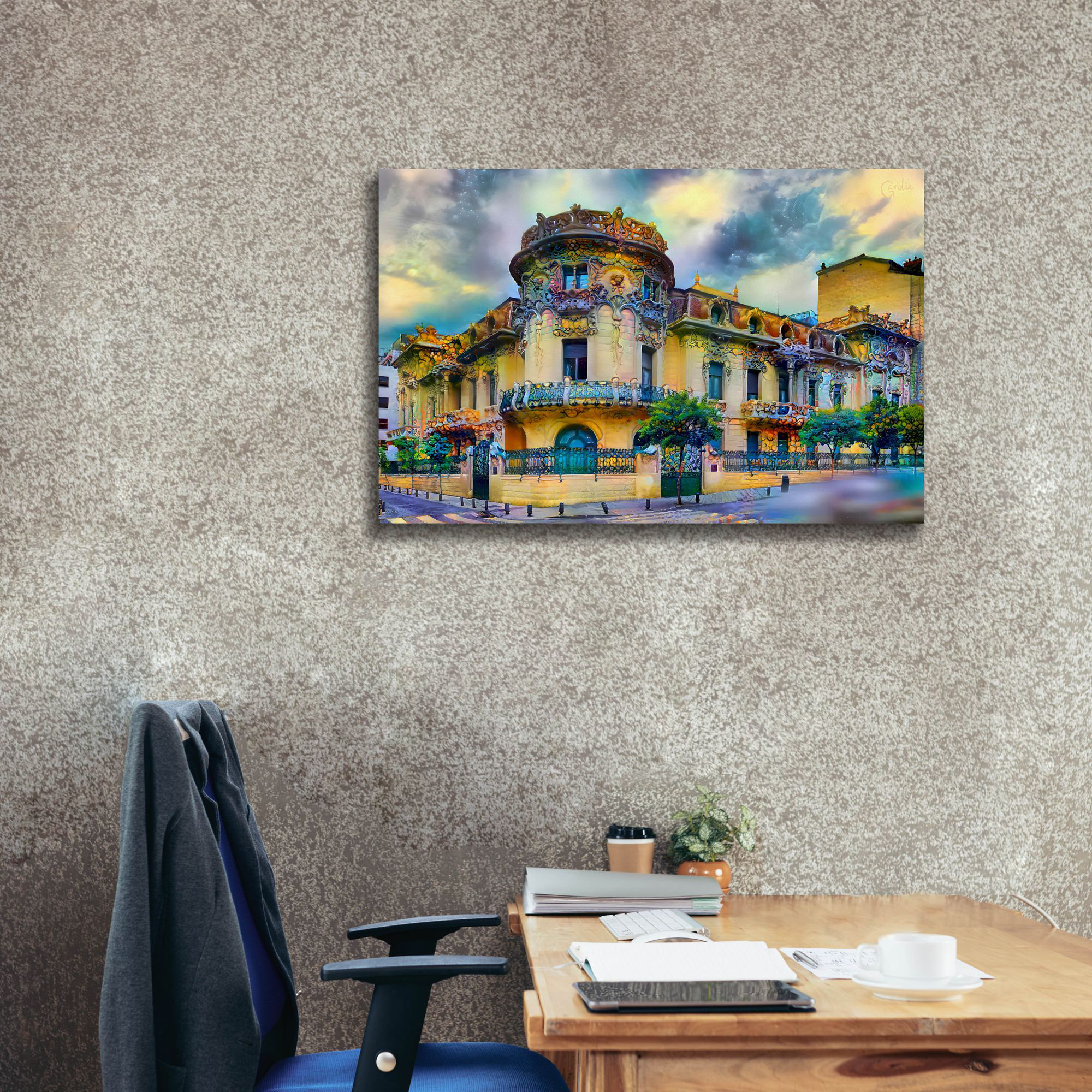 Winston Porter 'Madrid Spain Longoria Palace' By Pedro Gavidia, Canvas ...