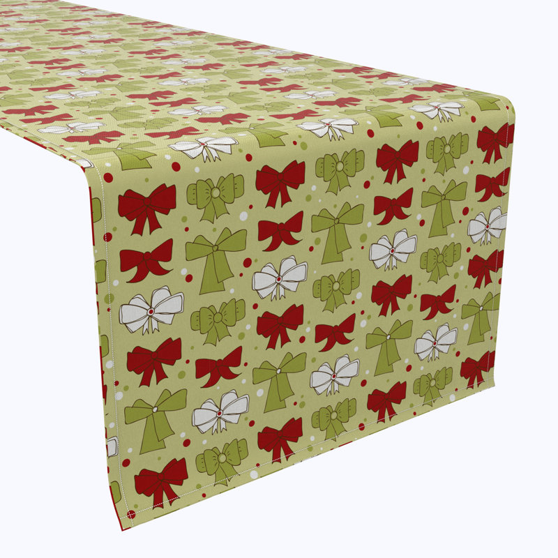 boxes and bows table runner