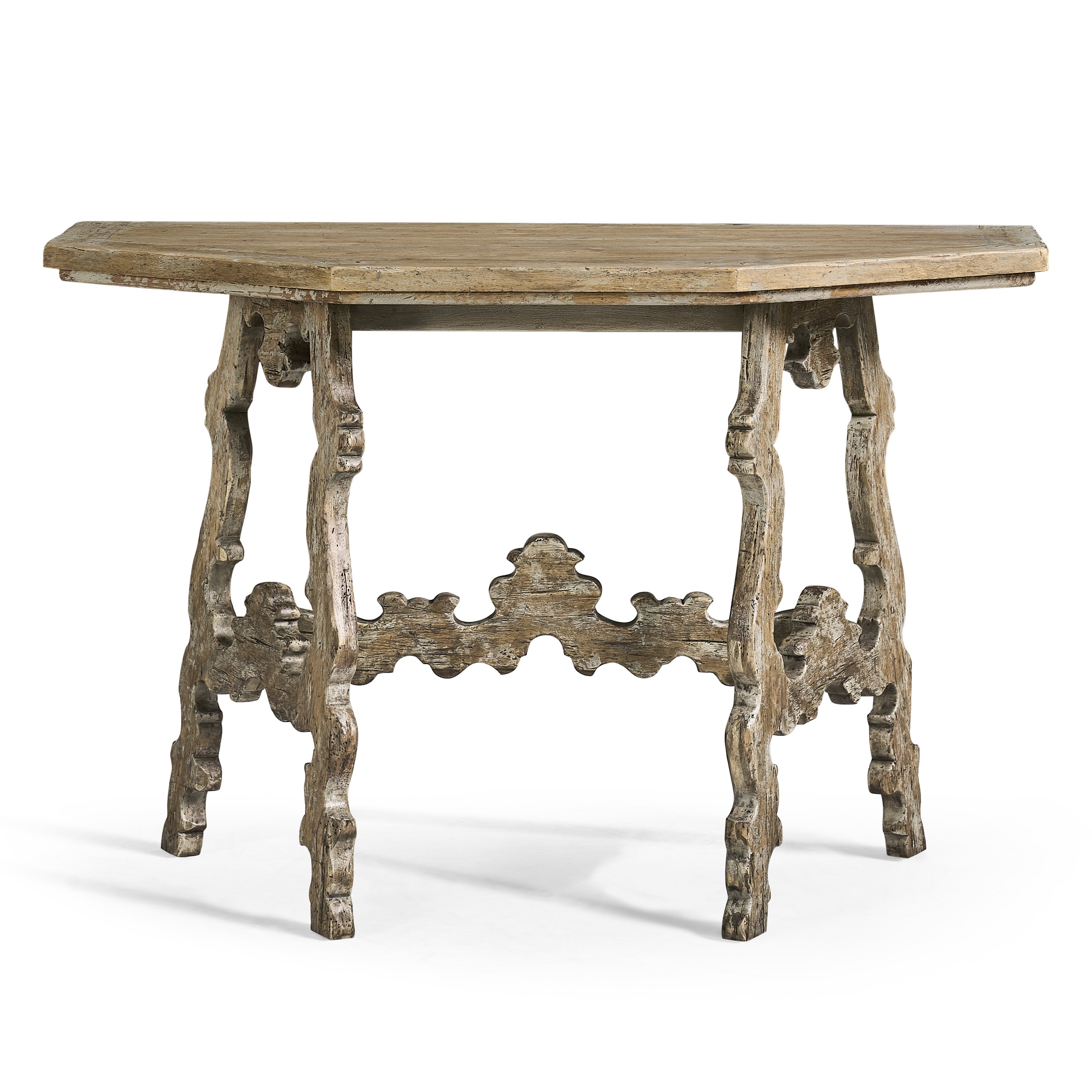 Jonathan Charles Fine Furniture Caldera Curved Console Table | Wayfair