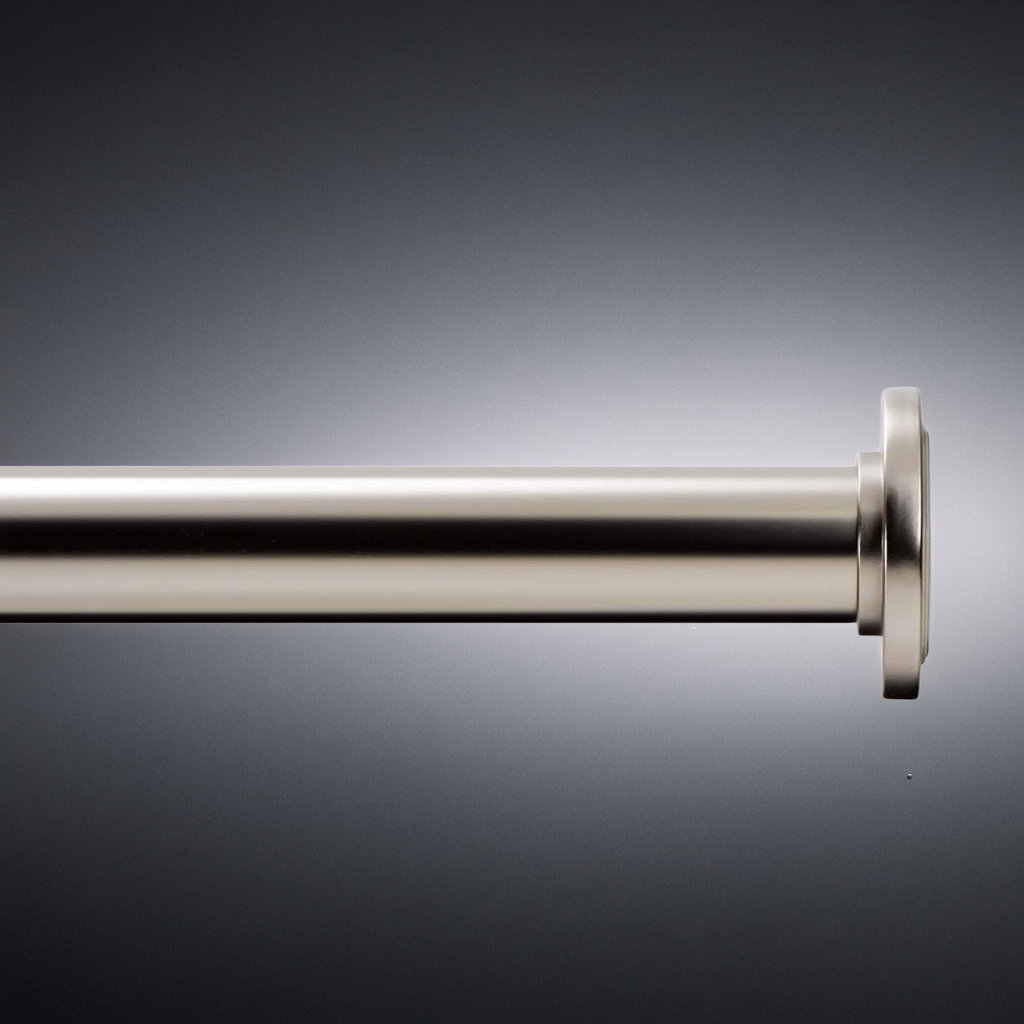 JJbaok Heavy Duty Tension Curtain Rod - Adjustable Spring Tension Rod ...