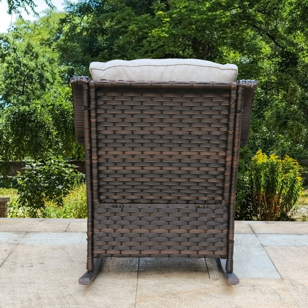 Lark Manor Alysan Outdoor Rocker Chair & Reviews | Wayfair