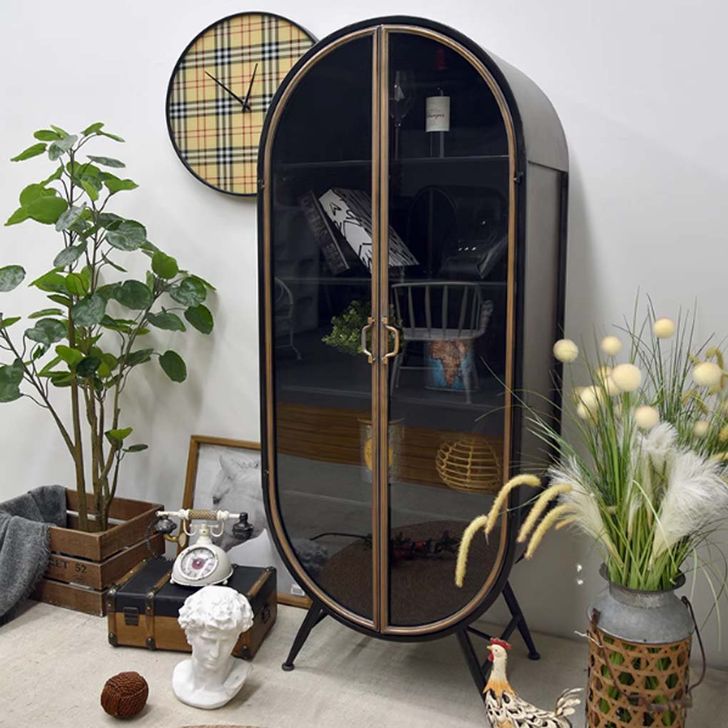 Joy Reading Industrial Style Iron Arched Bookcase - Wayfair Canada