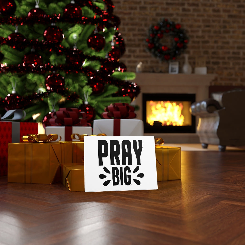 Trinx Pray Big Christian Wall Art Bible Verse Print Ready To Hang | Wayfair