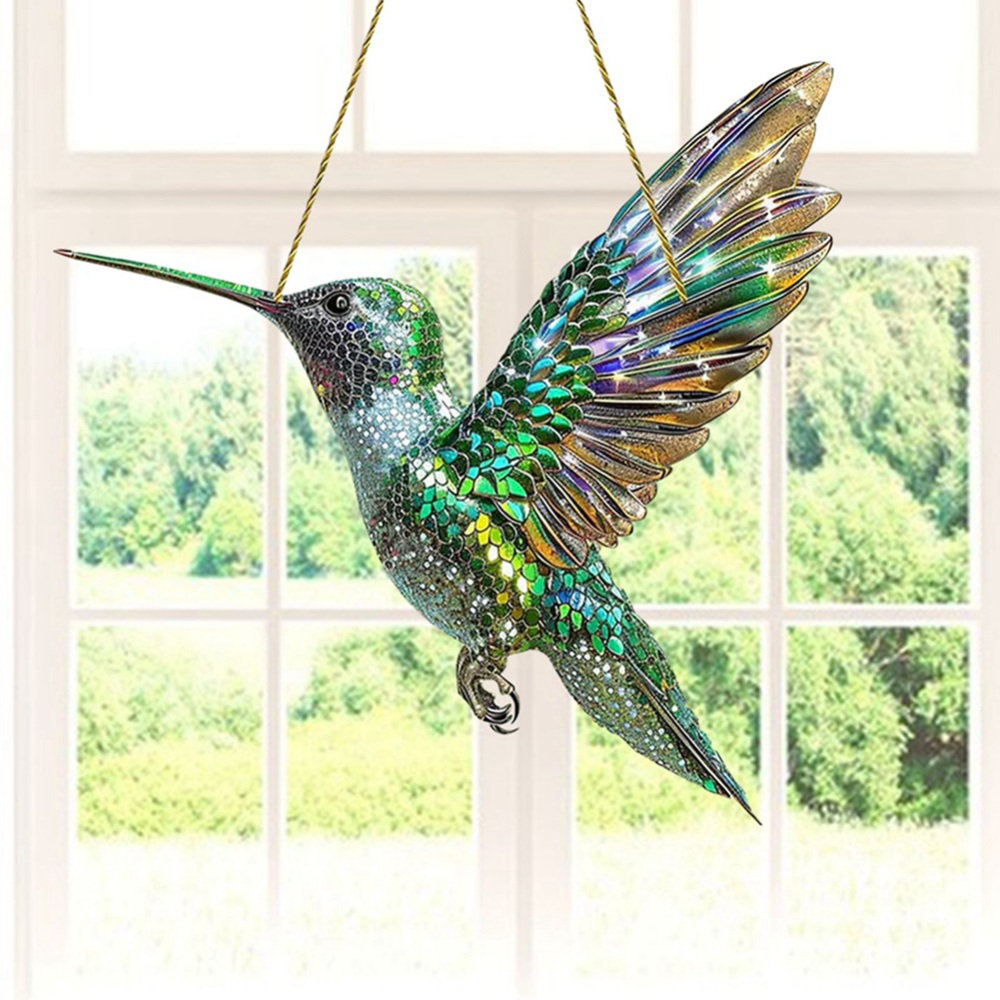 The Holiday Aisle® 1pcs Spirit Birds Cardinal Suncatchers Hummingbird ...