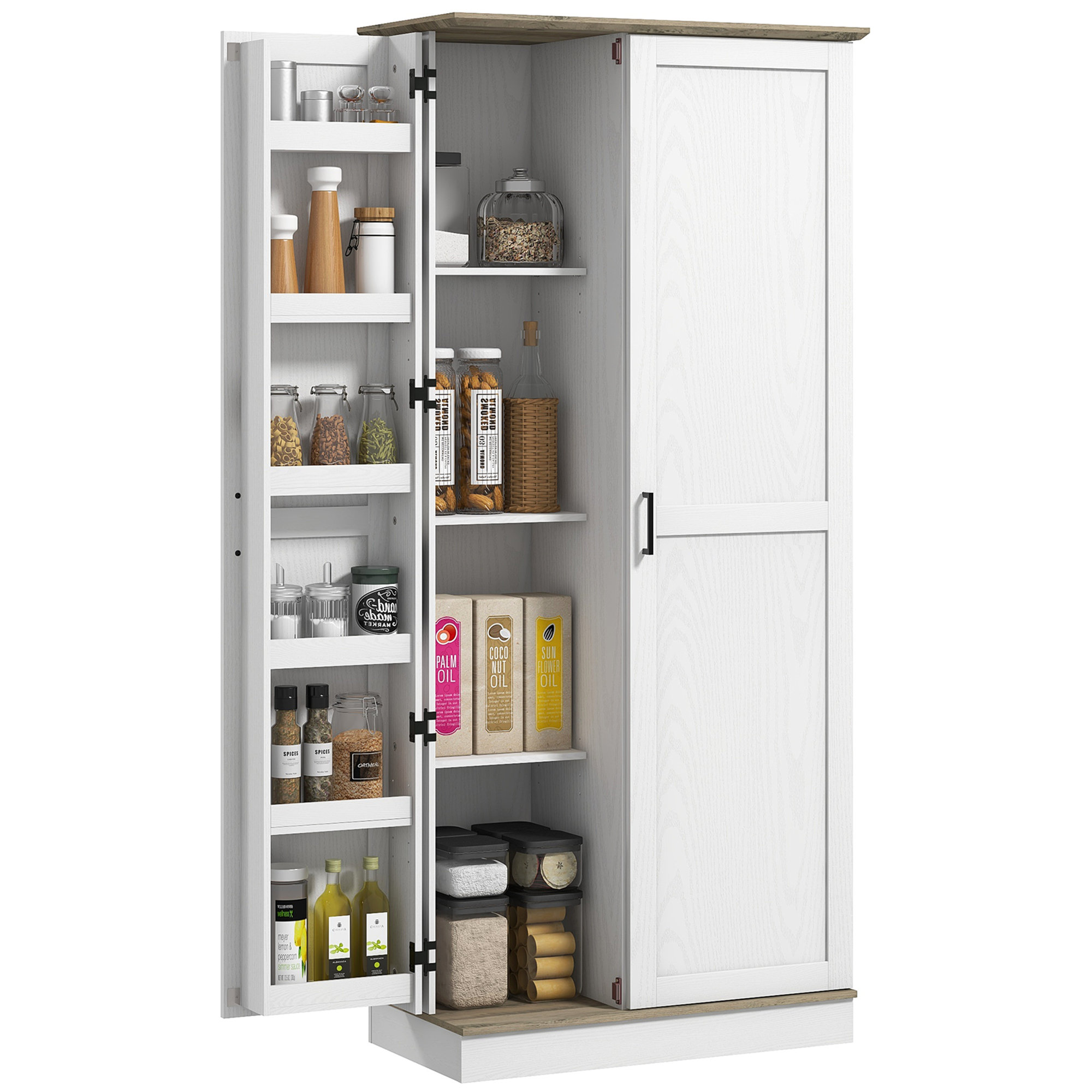 Latitude Run® Lackowski 70'' Kitchen Pantry - Wayfair Canada