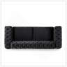 Rosdorf Park 3-Seat Velvet Sofa With Tufted Back And Arms, Modern Glam ...