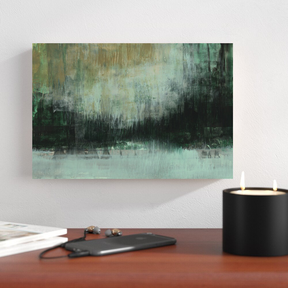 Wrought Studio™ Emerald Grotto II by Jennifer Goldberger - Wrapped ...