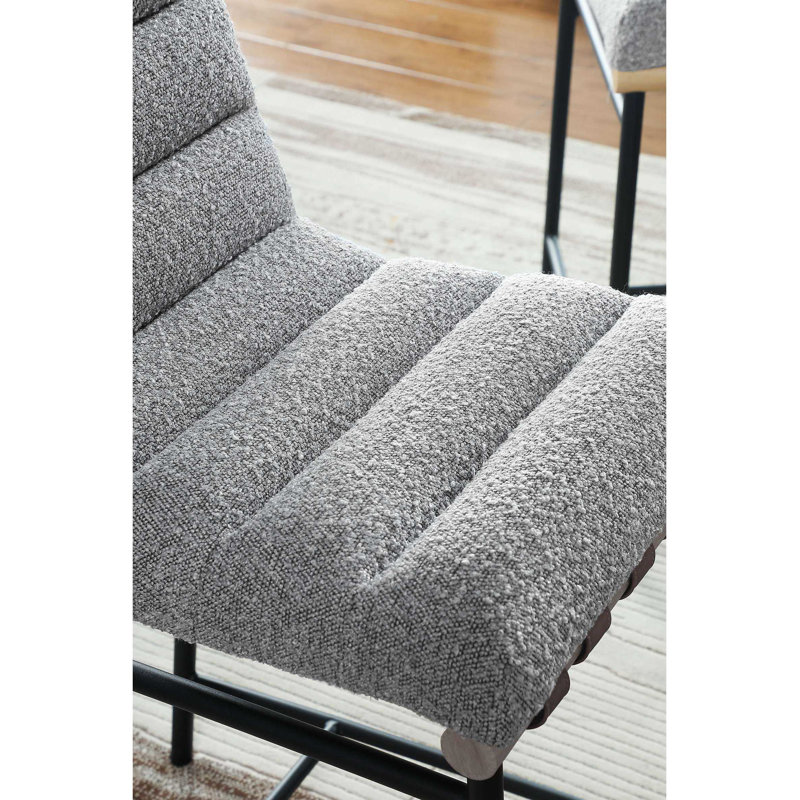 Hokku Designs Jamette 26.38'' Upholstered Counter Stool Counter Height ...