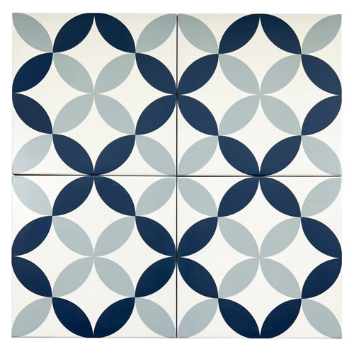 Tile Cart 8" x 8" Porcelain Singular Wall & Floor Tile | Wayfair