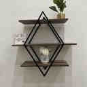 Mercury Row® Midland 3 Piece Diamond Tiered Shelf & Reviews | Wayfair