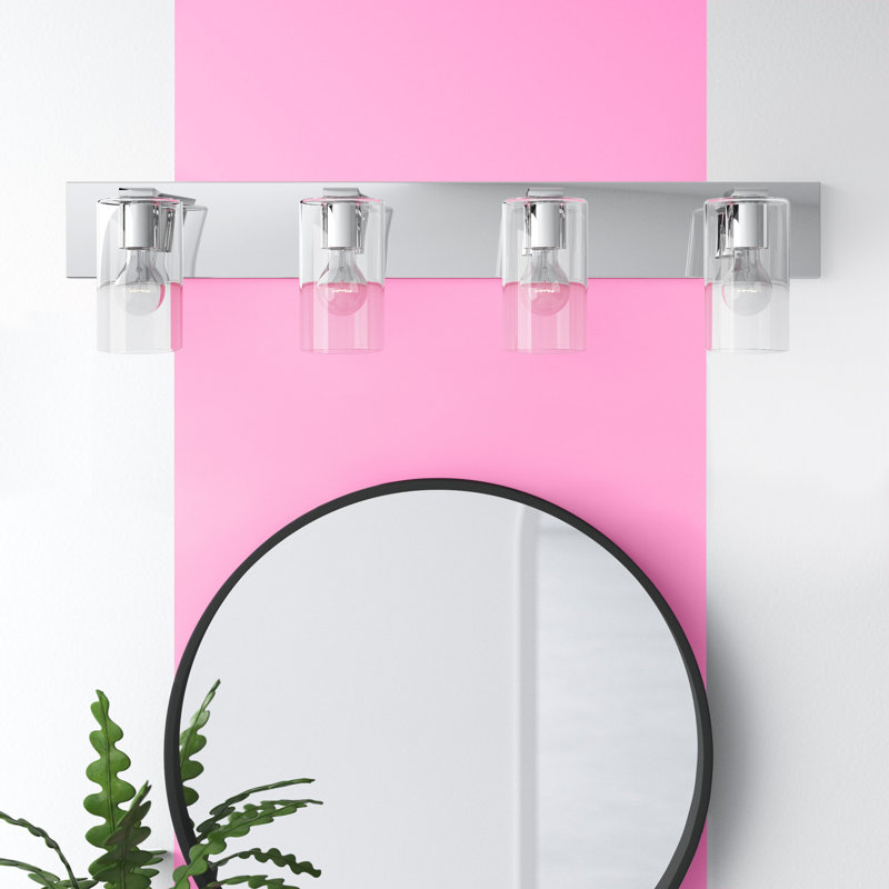 Hashtag Home Mollie 4-Light Vanity Light & Reviews | Wayfair
