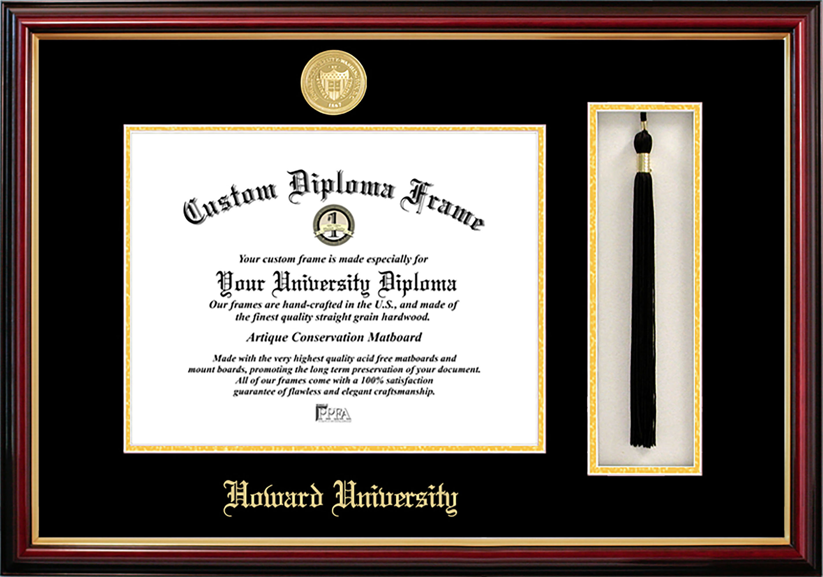 Campus Images Howard University Tassel Box and Diploma Picture Frame ...