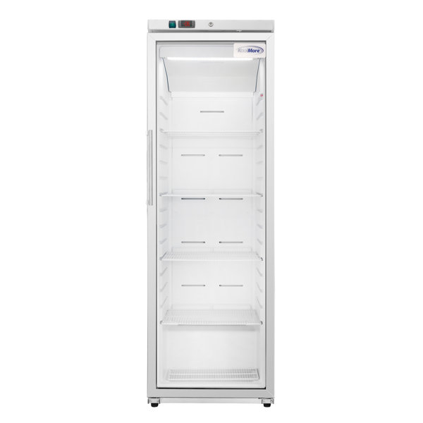 KoolMore 24 in. 12 cu. ft. Commercial Auto Defrost Glass Door Reach-In ...
