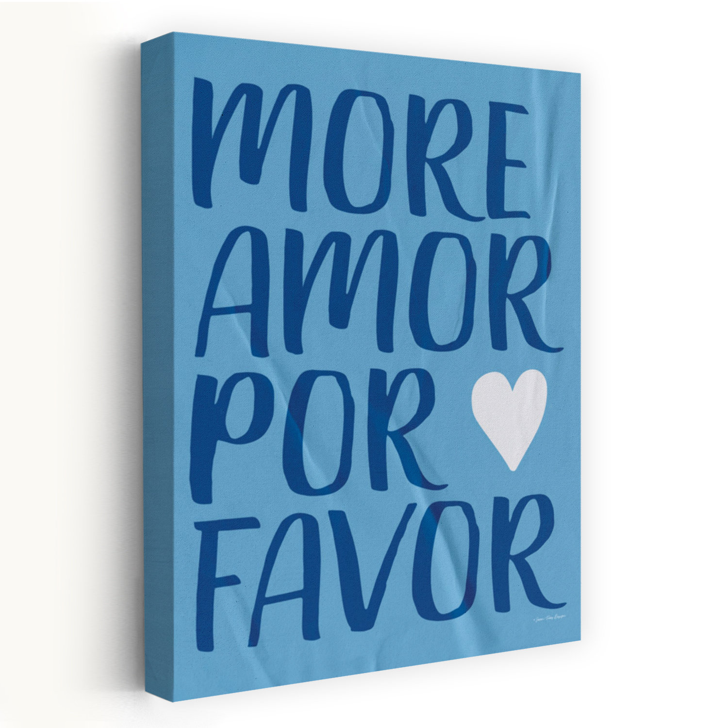 Trinx More Amor Por Favour - Modern Typography Motivational Quote ...