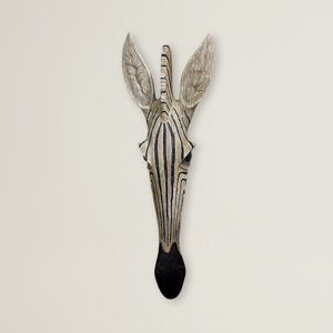 Design Toscano Animal Mask of the Savannah Zebra Wall Sculpture ...