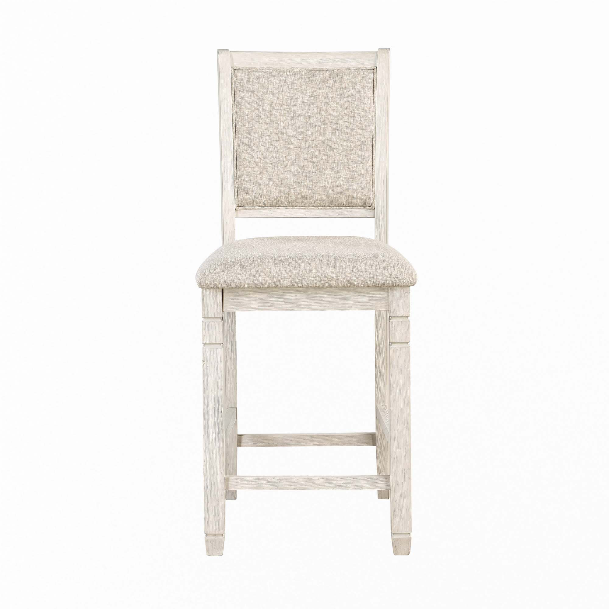 GRILLO HOME Wooden Counter Height Chairs 2Pcs Set | Wayfair