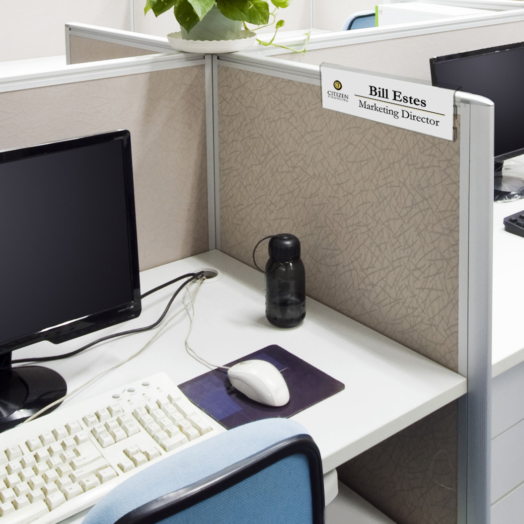 Inbox Zero Cubicle Name Tag Holder - Wayfair Canada