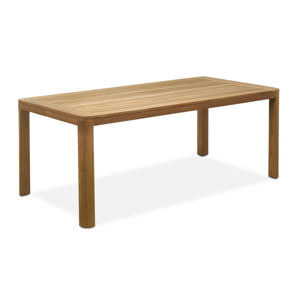Hokku Designs Roma Reclaimed Teak Indoor Outdoor Dining Table | Wayfair