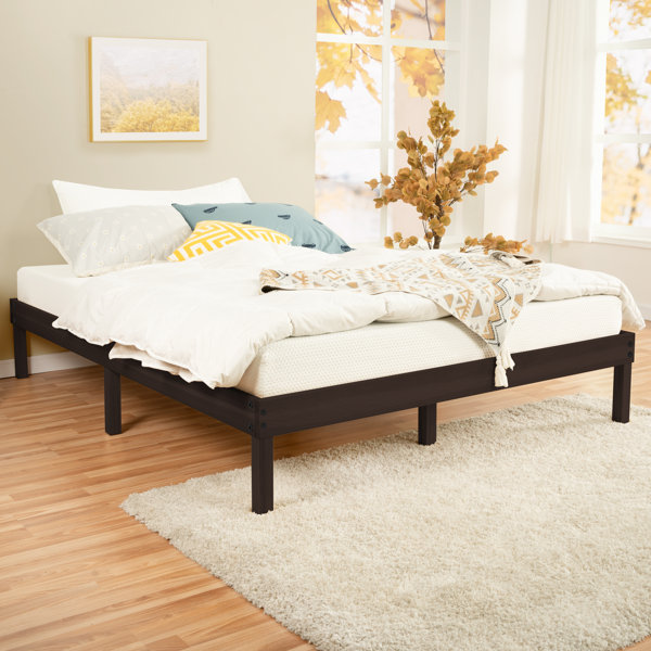 Red Barrel Studio® Kailianna 14'' Solid Wood Platform Bed – Durable ...
