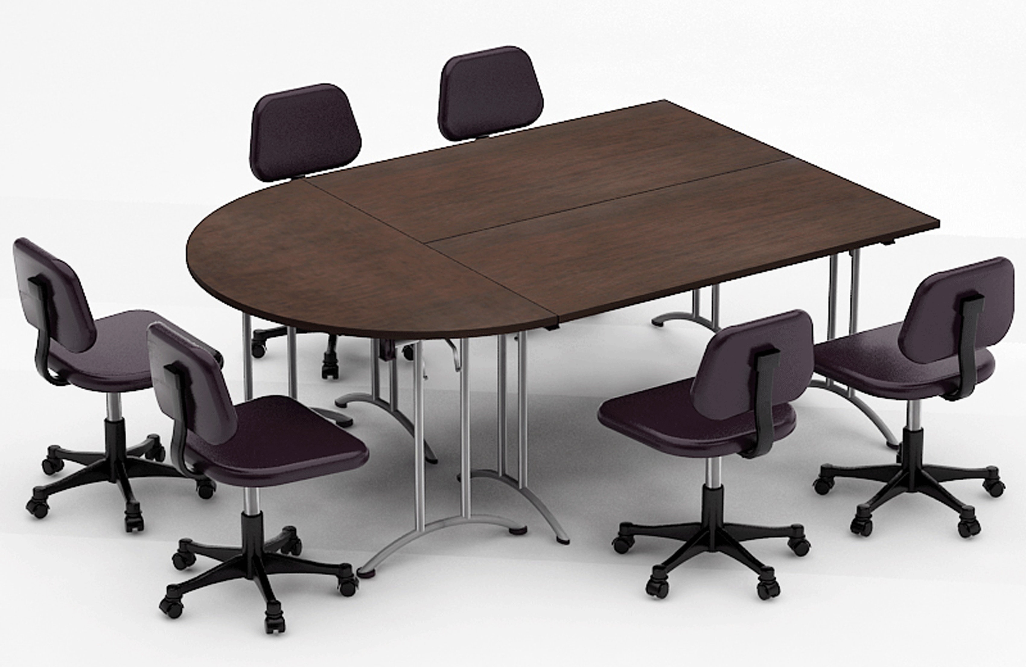 Round Conference Table And Chairs