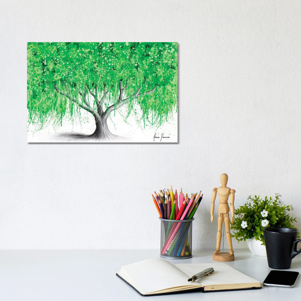 Lark Manor Waterside Willow Tree by Ashvin Harrison - Gallery-Wrapped ...