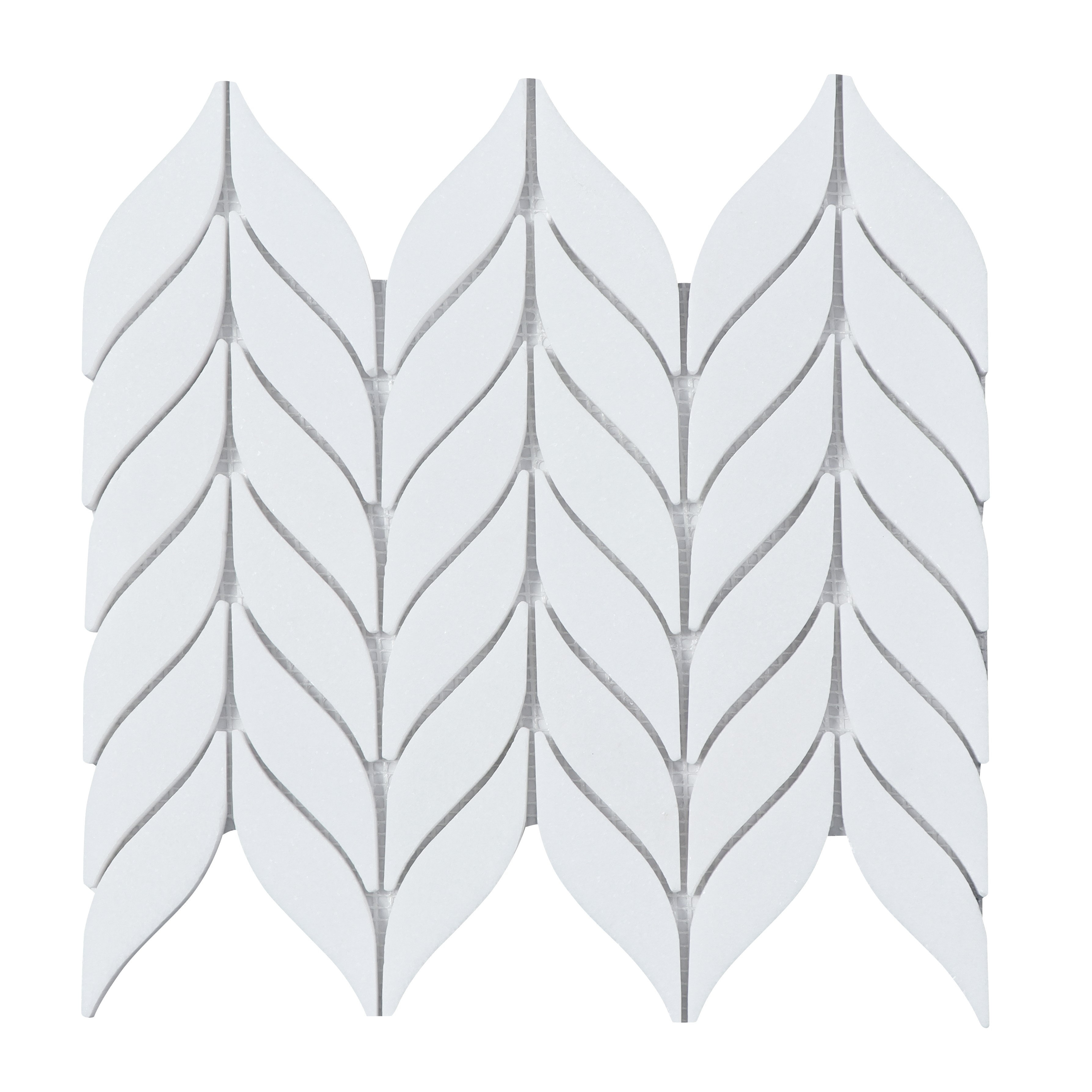 ES Stone Leaf Pattern Marble Novelty Mosaic Tile | Wayfair