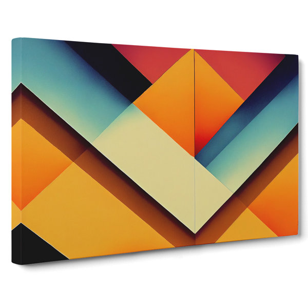 Metro Lane XXX-H1022-WF-8657X Superior Abstract Art - Wrapped Canvas ...