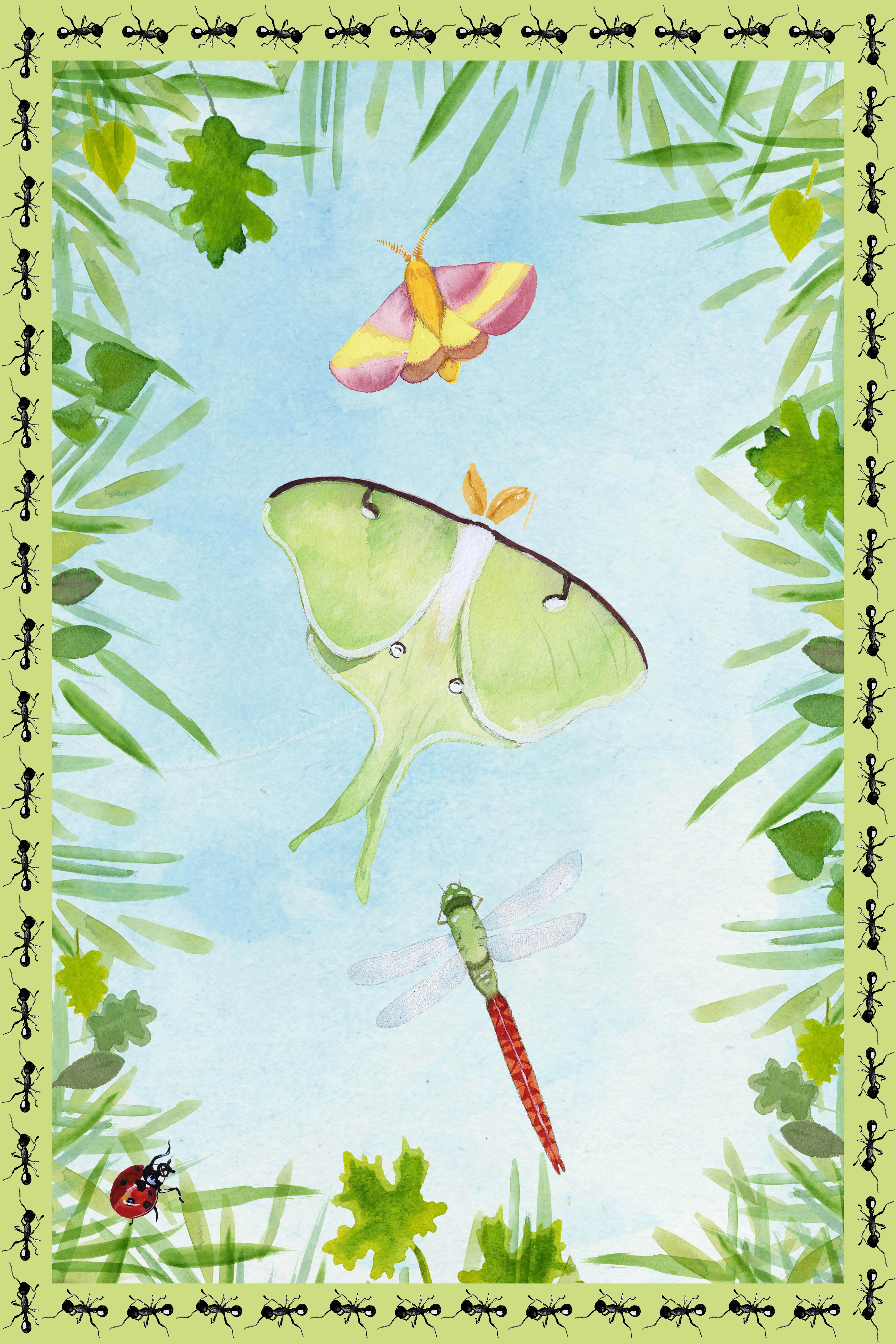 August Grove Bug Collector I by Alicia Ludwig - Painting | Wayfair.co.uk