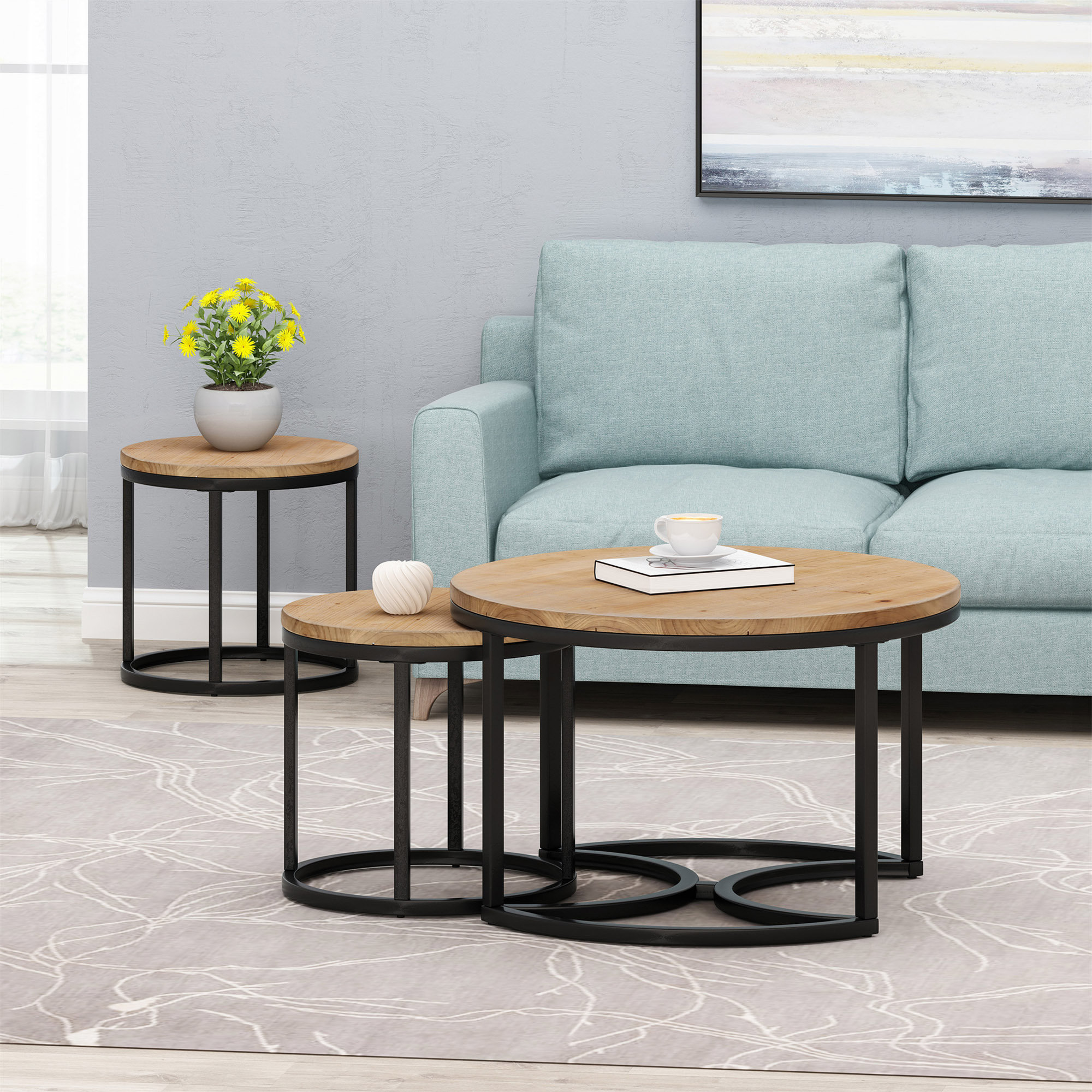 17 Stories Coffee Table Set | Wayfair