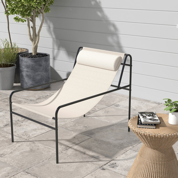Ebern Designs Baugus Patio Chair with Cushions | Wayfair