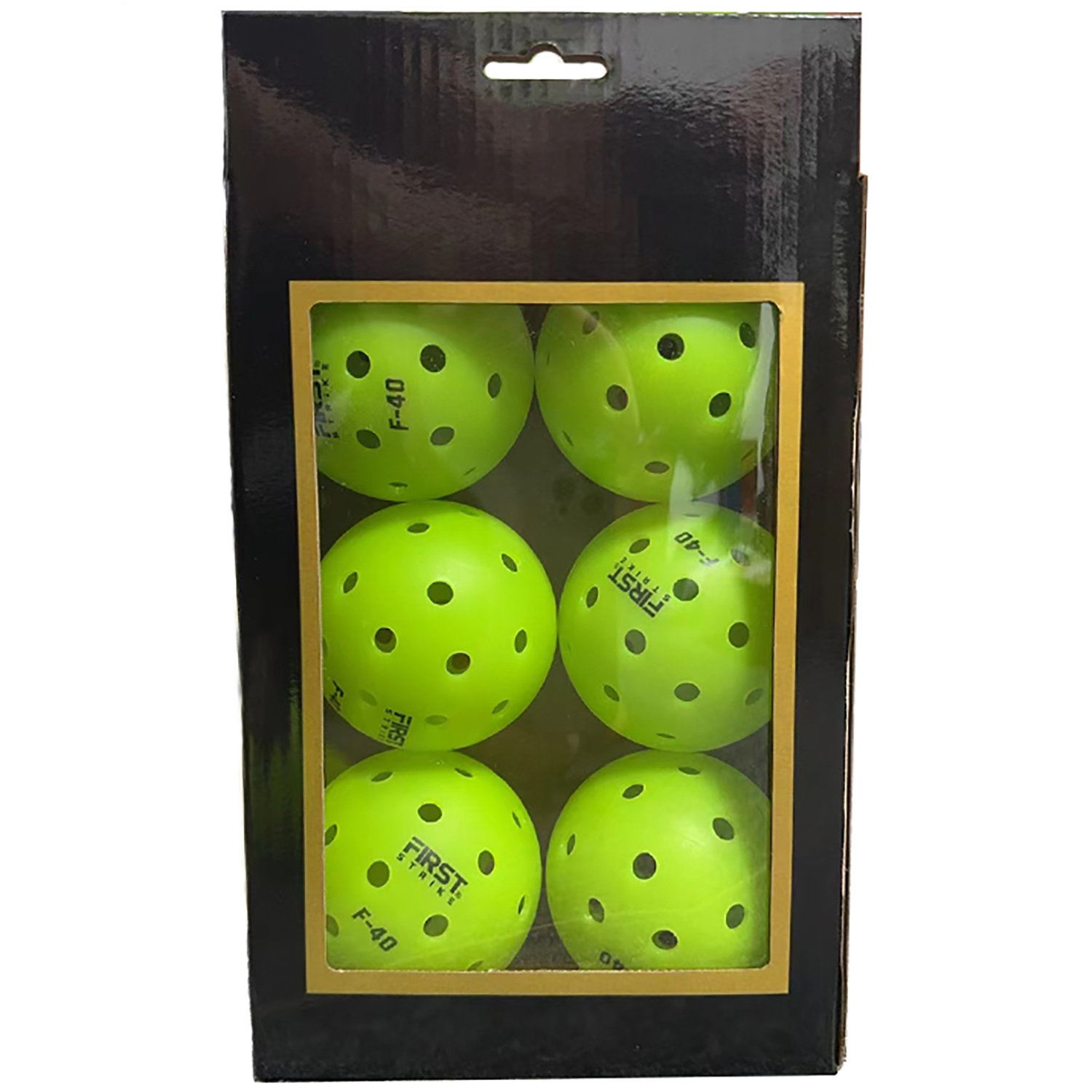 First Strike Pickleball: F-40 Pickleballs - 6 Pack - Competition Game ...