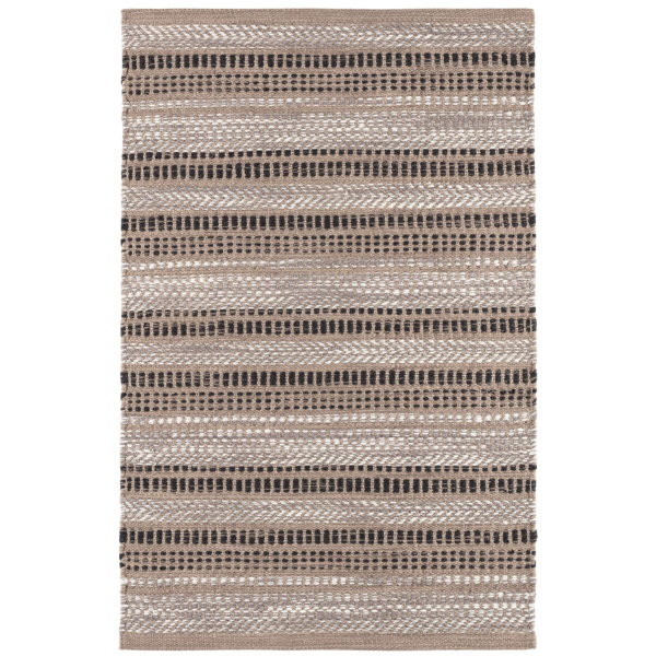 Dash and Albert Rugs Sooner Than Later Neutral Handwoven Indoor/Outdoor ...