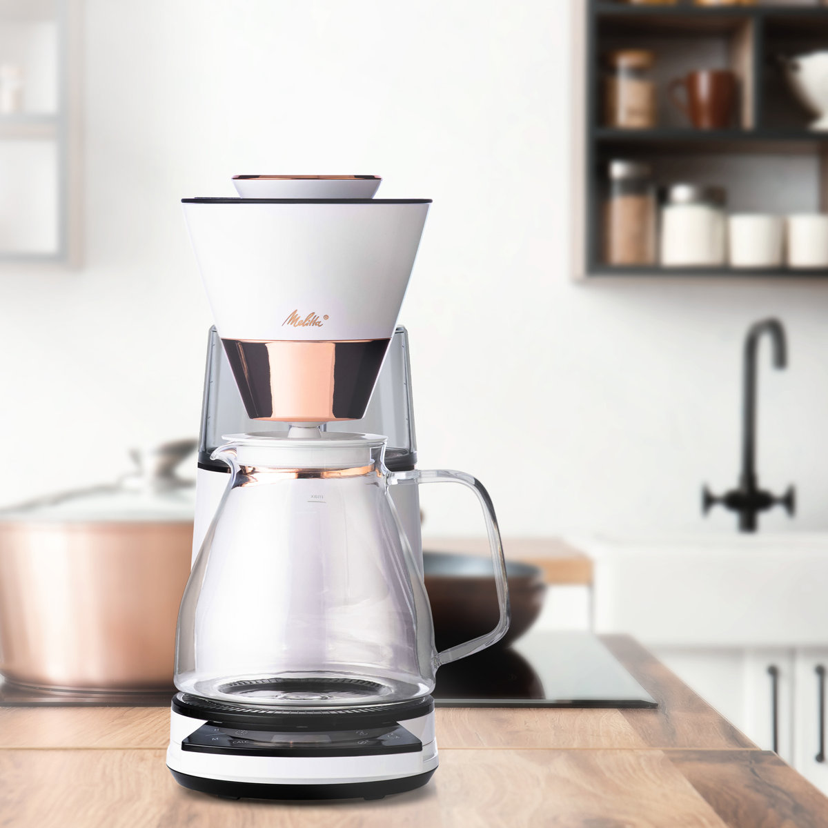 Melitta Vision 12-cup Luxe Drip Coffee Maker With Revolving Dashboard ...