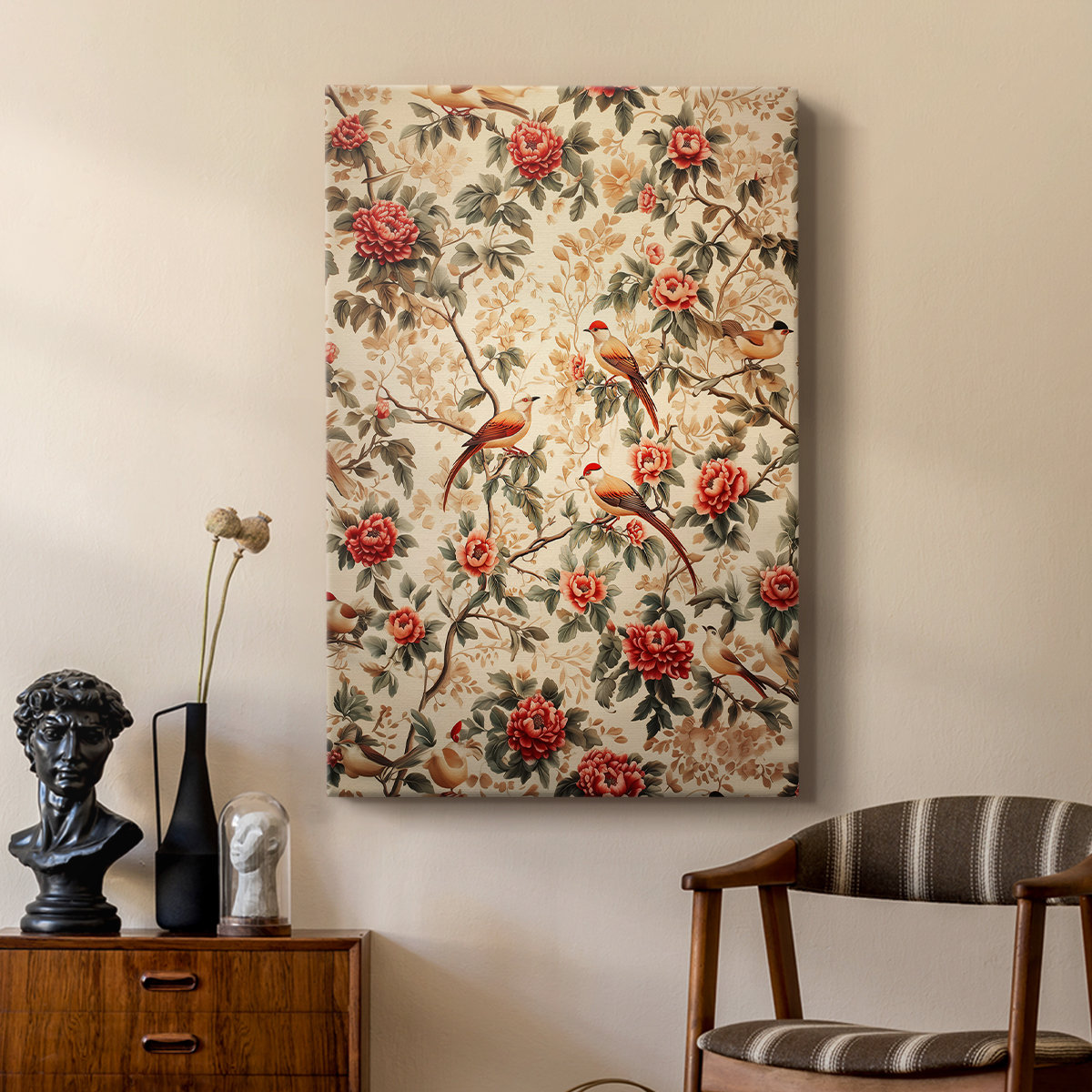 Lark Manor™ WM MORRIS Series CCXLV -Premium Gallery Wrapped Canvas ...