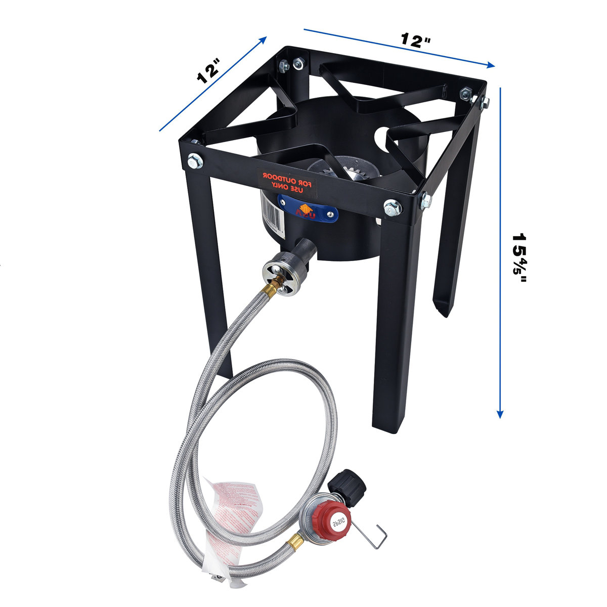 ARC Propane Burner 37,000 BTU Stove Cast Iron Gas Cooker Stove Outdoor ...