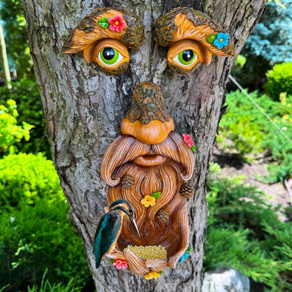 Outdoor Tree Faces | Wayfair
