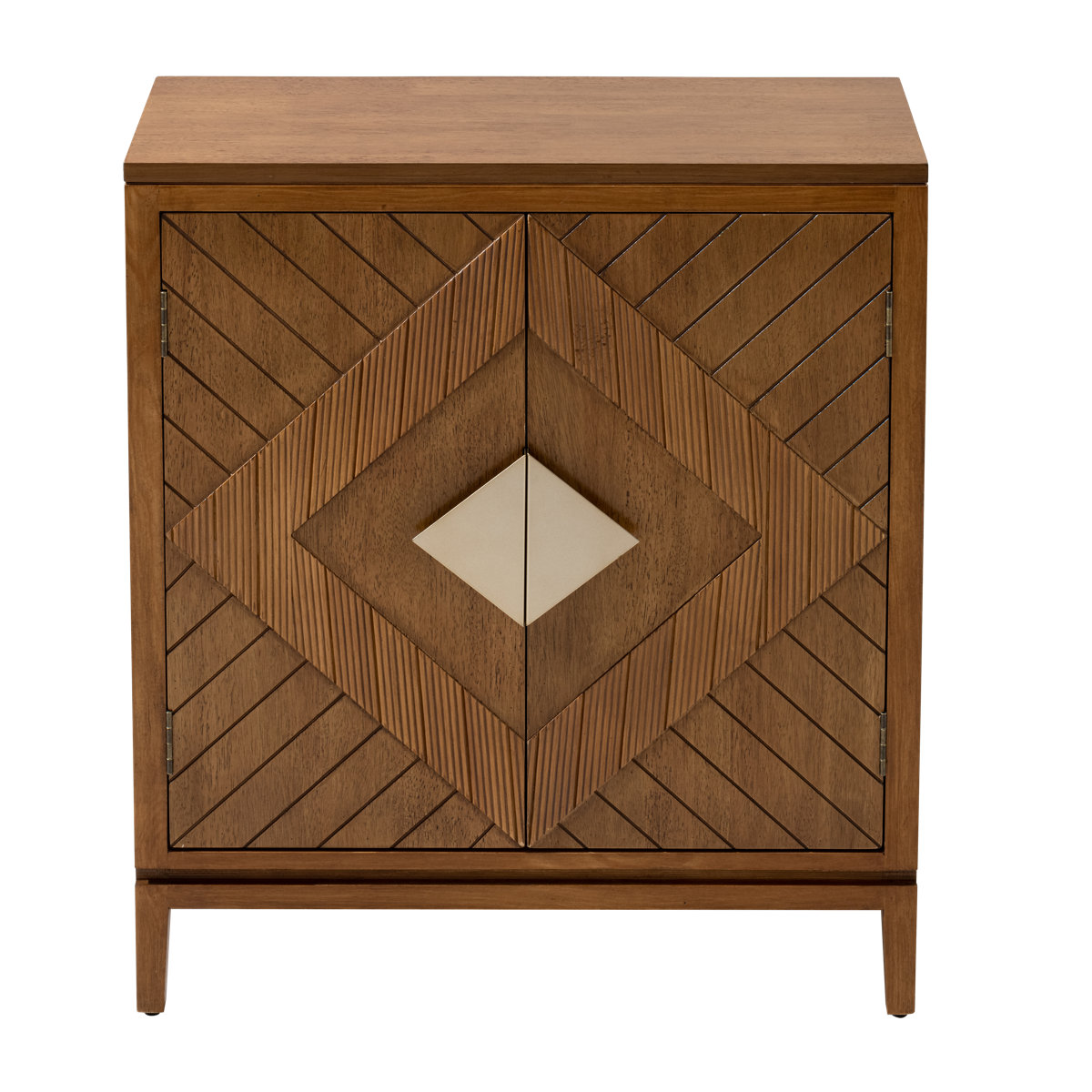 Millwood Pines Earie Farmhouse Storage Accent Textured 2-Door Cabinet ...