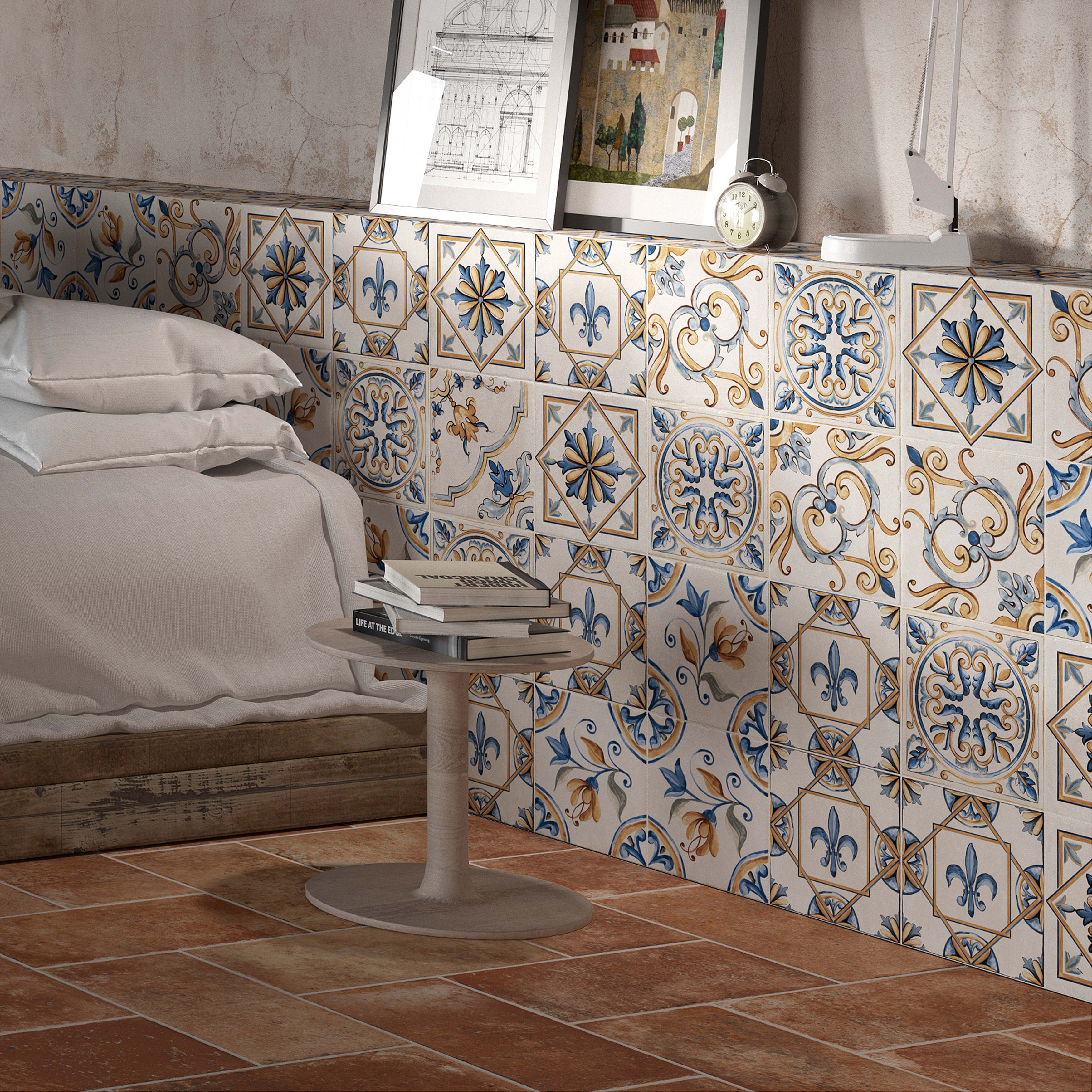 Merola Tile Toscana 7-7/8 In. X 7-7/8 In. Porcelain Floor And Wall Tile ...