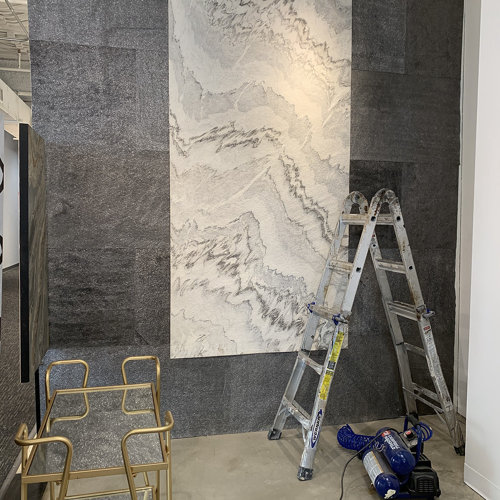 Stanton Gray Galaxy Dust 4' x 8' Slate Tile | Wayfair