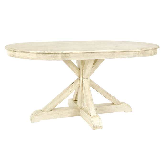 Laurel Foundry Modern Farmhouse Fleeton 39" Pine Solid Wood Pedestal ...