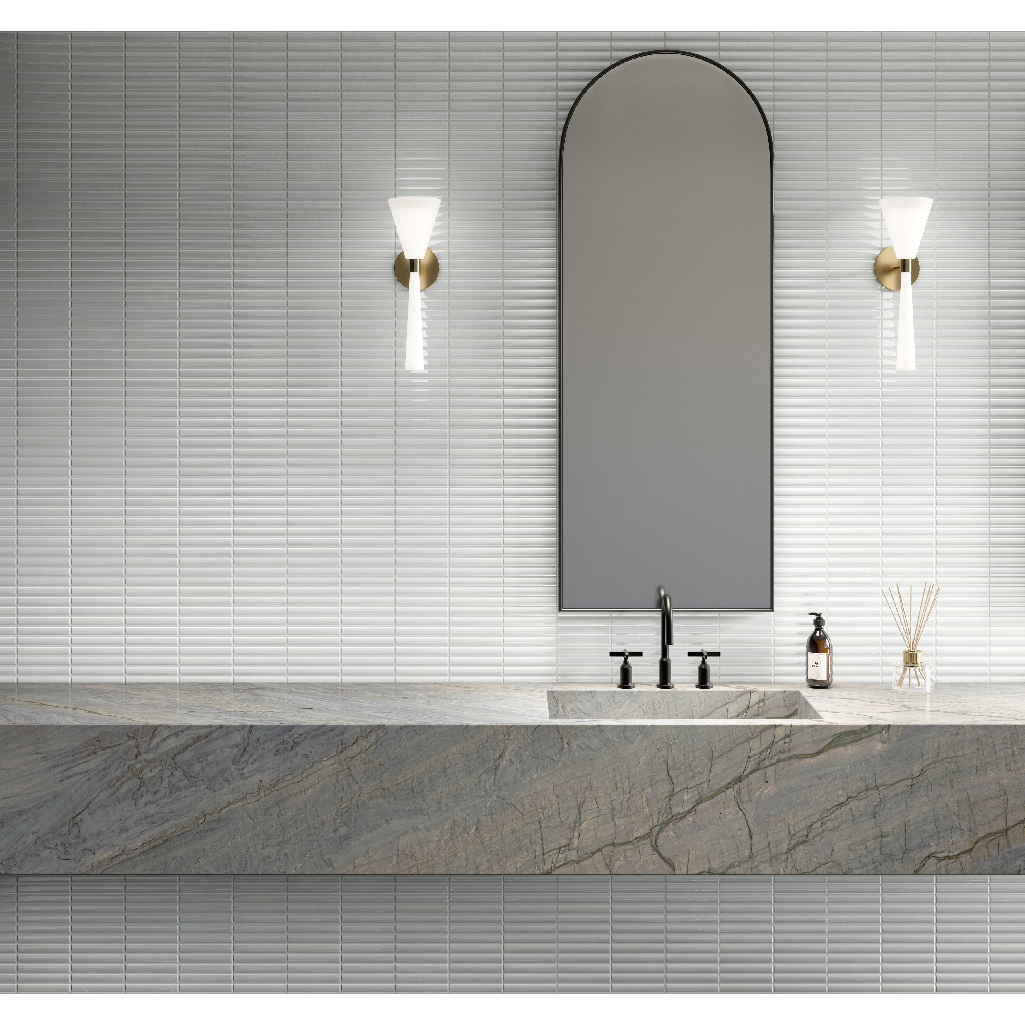 Daltile Artefino Vintage 1 x 6 Pencil Mosaic (10 PC Per SQFT) (9.60 ...