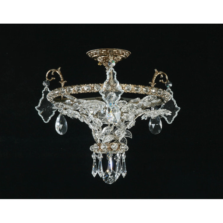 Astoria Grand Bazan Crystal Semi Flush Mount | Wayfair.co.uk