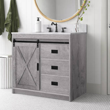 Tile & Top Dolly 36" Single Bathroom Vanity Base Only & Reviews | Wayfair